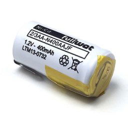 1N400AAJF BATERIA NI-CD 1.2V 400mA 2/3AA CON TERMINALES - ShopMania