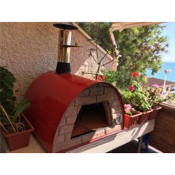Four à bois Pizza- Maximus Rouge - ShopMania