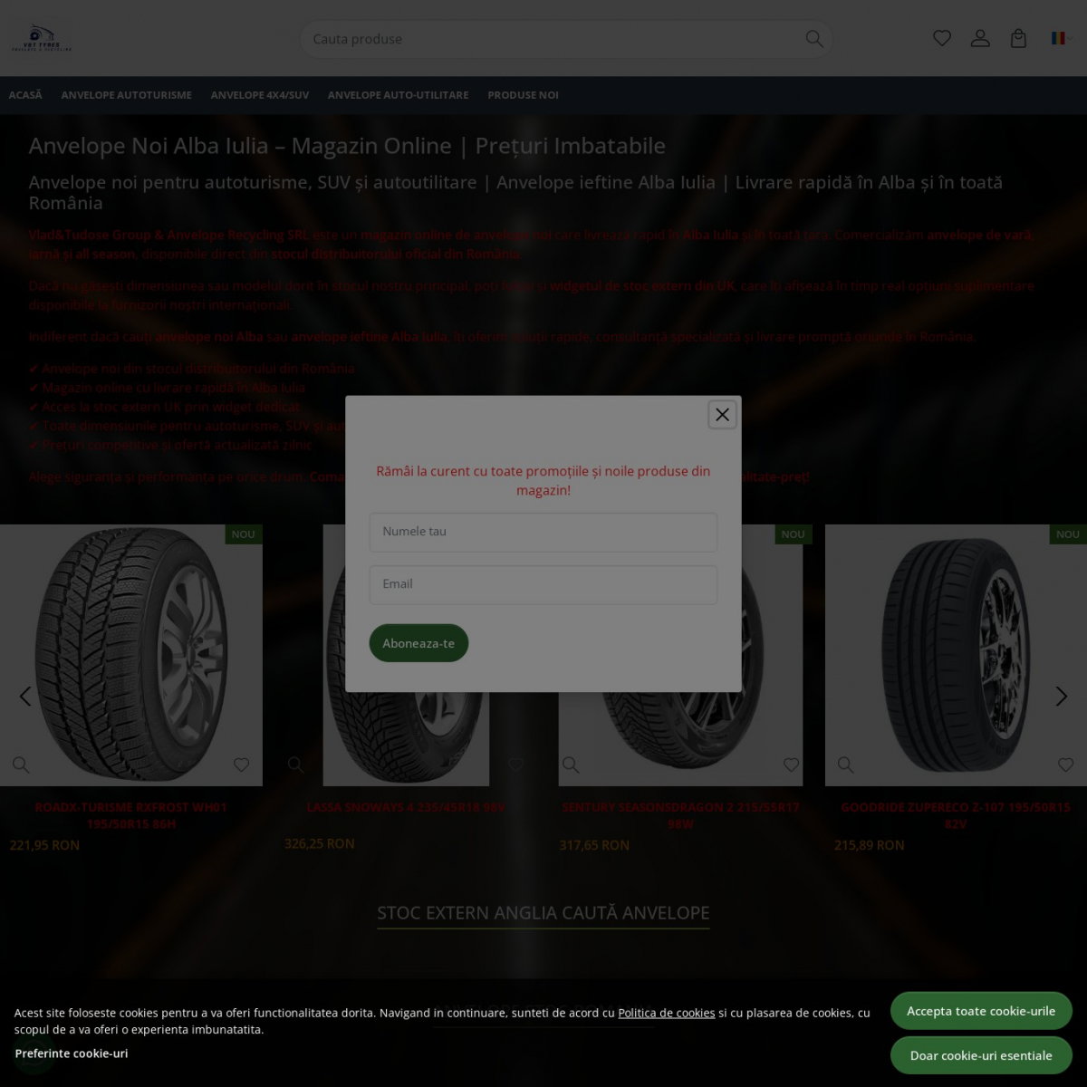Anvelope Autoturisme - Anvelopenoi.shop