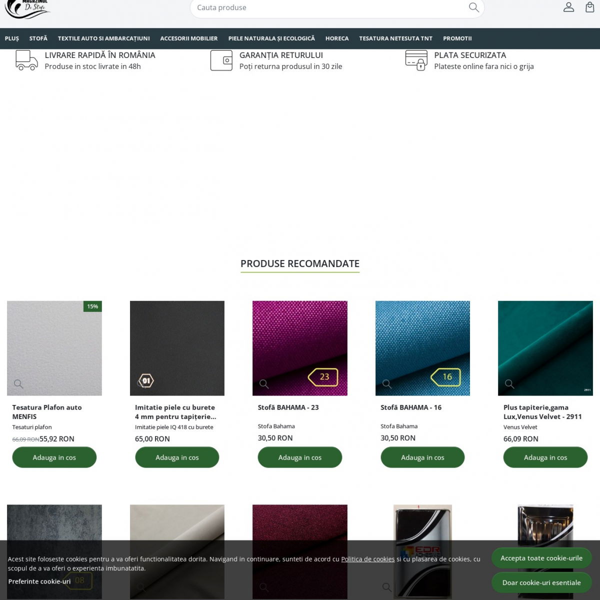 Tesaturi plafon auto 8K - Magazinul de stofe