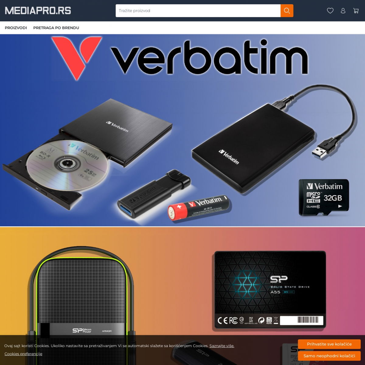 USB FLASH MEMORIJE, VERBATIM - MediaPro USB FLASH MEMORIJE, VERBATIM - MediaPro