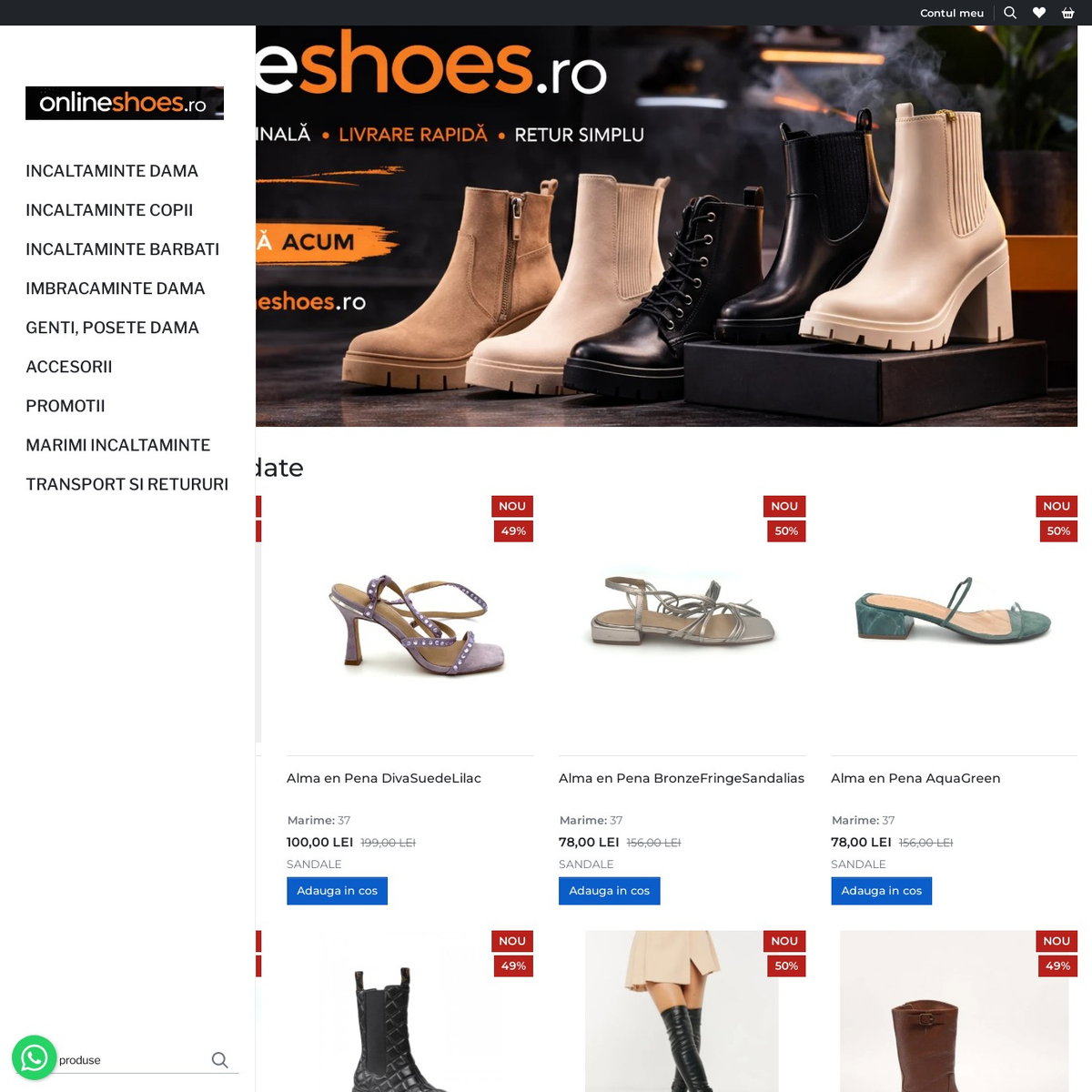 SLAPI - www.onlineshoes.ro