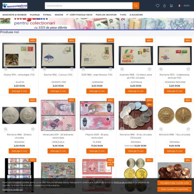 Colectionari-shop.ro - Informatii magazin - ShopMania