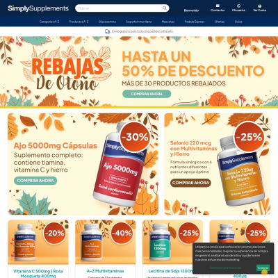 Simplysupplements.es - Información tienda - ShopMania