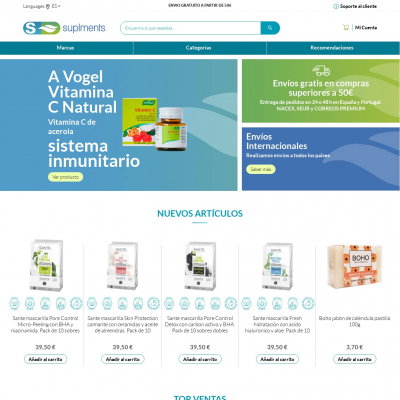 Suplments.com - Información tienda - ShopMania